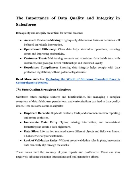 Ppt Can The Salesforce Optimizer App Help With Data Quality And Integrity Issues In Salesforce