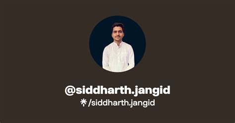 Siddharthjangid Linktree