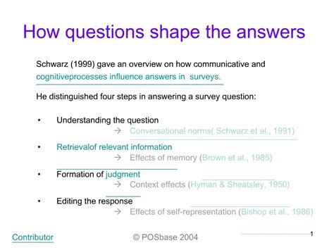 PPT How Questions Shape The Answers PowerPoint Presentation Free Download ID