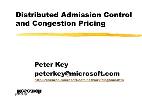 Ppt Distributed Admission Control And Congestion Pricing Powerpoint Presentation Id5579359