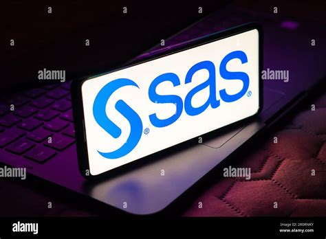 In This Photo Illustration The Statistical Analysis System Sas Logo Is Displayed On A