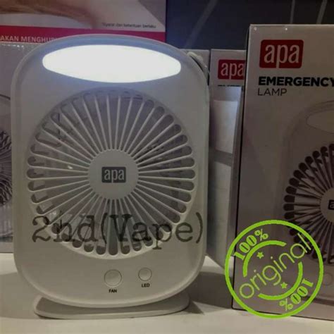 jual emergency lamp dan kipas angin darurat lampu camping portable fan di seller haveart