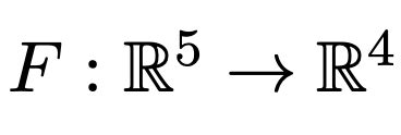 Solved We Consider The Linear Mapping That Is Defined As Chegg Com