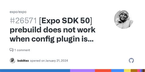 Expo Sdk 50 Prebuild Does Not Work When Config Plugin Is Present Ios