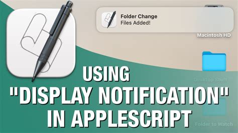 Display Notification Applescript Command Explained Youtube