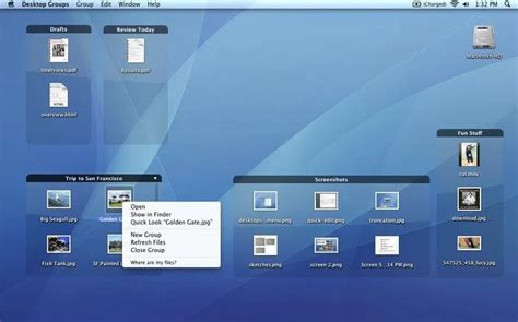 How To Organize Your Cluttered Mac Desktop With Desktop Groups Clean Fence Like Folders « Macos