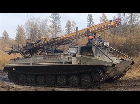 МТЛБ с установкой 2А2. Геологоразведка. Бурятия 2022 - YouTube