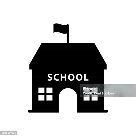 학교 건물 아이콘 벡터 디자인 템플릿 간단하고 현대적인 건설 산업에 대한 스톡 벡터 아트 및 기타 이미지 건설 산업 건축 건축물 Istock