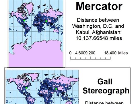 Geog Intro To GIS Lab Projections In ArcGIS