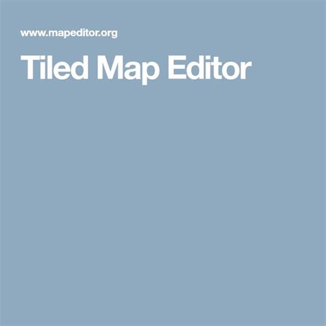 Tiled Map Editor