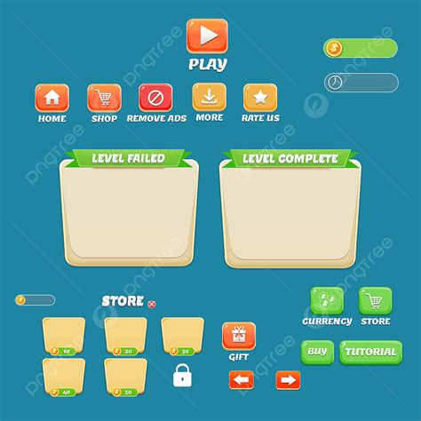 Gaming Gui Buttons Hd Transparent Gui Graphis Buttons For Games Graphics Gui Games Buttons