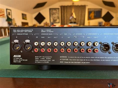 Adcom Gfa 5802 And Gfp 750 Photo 4177661 Us Audio Mart