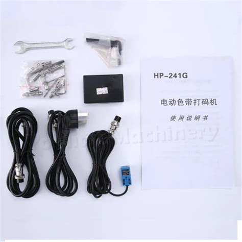 Hp 241g Manual Electric Ribbon Date Printing Machine Batch Expiry Date Ribbon Coding Machine