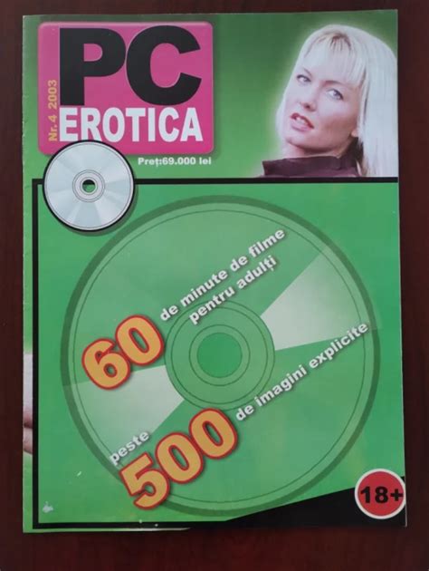Pc Erotica Numărul 4 Din 2003 Conține Cd Filme Adulți și Imagini