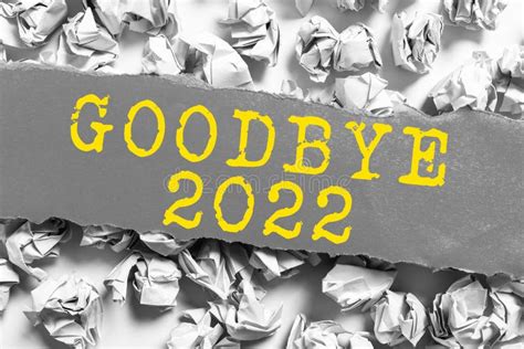 Handwriting Text Goodbye 2022 Business Idea New Year Eve Milestone