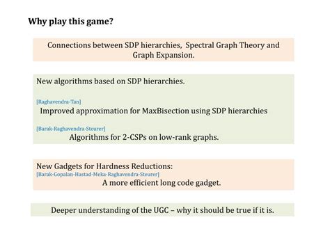 ppt on the power of semidefinite programming hierarchies powerpoint