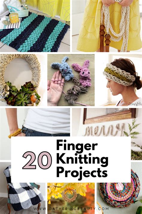 What Can You Make With Finger Knitting — Gathering Beauty Finger