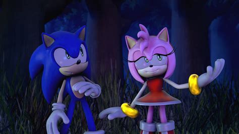 Sonic And Amy Render By Dawidgolaszewski On Deviantart