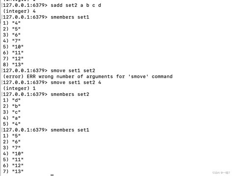 Redis十大类型——set与zset常见操作redis Set Zset 操作 Csdn博客