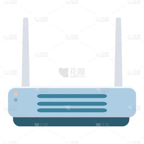 SVG 办公用品贴纸2 路由器
