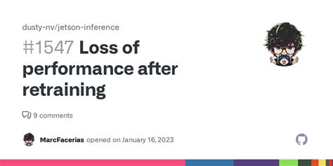 loss of performance after retraining · issue 1547 · dusty nv jetson inference · github