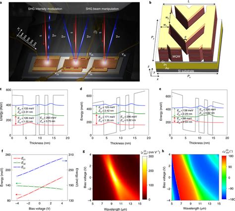 Electrically Tunable Nonlinear Polaritonic Metasurface A Schematic Of