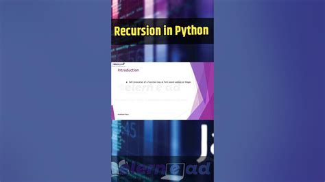 Recursion In Python Language Coding Bca Programming Bcaentrance
