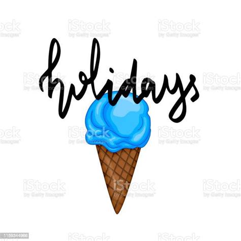 여름 요소와 손 글자 단어여름 디자인 스티커 티셔츠 프린트 토트백 쇼핑객 패브릭 카드 포스터 웹에 적합합니다 벡터 크림 계절에 대한 스톡 벡터 아트 및 기타 이미지 Istock