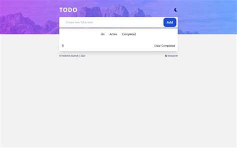 Frontend Mentor Creating Crud App Using React Todo Coding Challenge