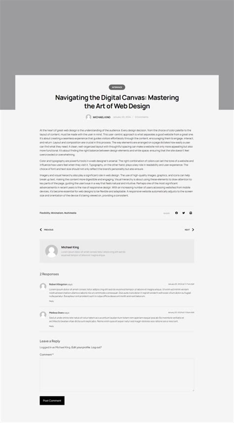 10 Elementor Single Post Sections