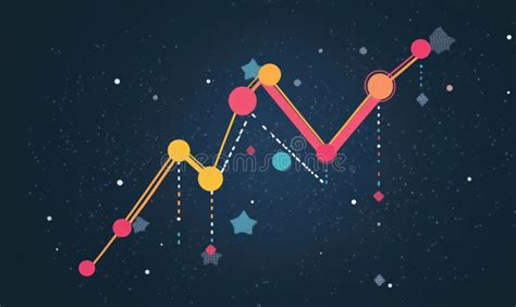 Geometric Progress Chart Abstract Business Growth Colorful Shapes Data Visualization Stock