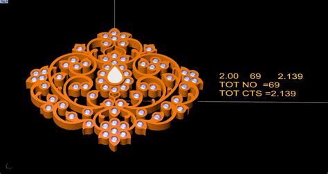 Diamond Pendent 3d Cad 3d Model 3d Printable Cgtrader