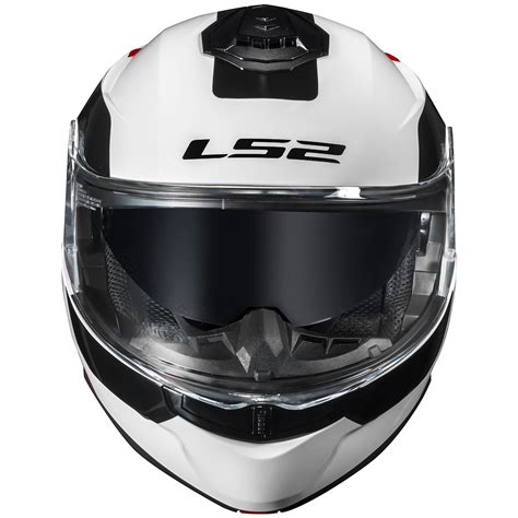 Capacete Original Ls2 Ff908 Strobe 2 Autox Branco Vermelho Motobr