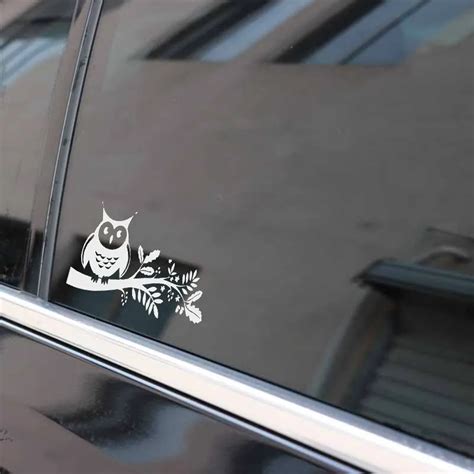 Owl For Auto Carbumperwindow Vinyl Decal Sticker Decals Diy Decor Ct333 In Car Stickers From