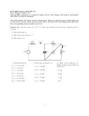 Fall HW Pdf ECE Summer HW Due Monday October Th Sharing HWs Solutions Or