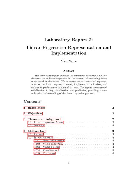 lab 2 linear regression representation pdf regression analysis linear regression