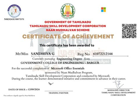 Naanmudhalvan Microsoft Skilldevelopment Continuouslearning Upskilling Careergrowth