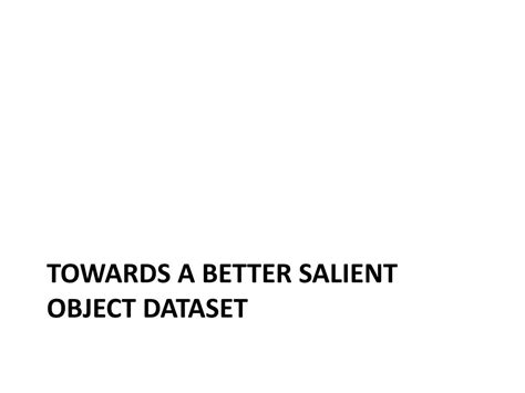 Ppt Model Comparison And Challenges Ii Compositional Bias Of Salient