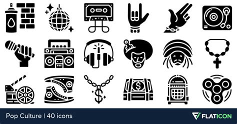 40 Free Vector Icons Of Pop Culture Designed By Smashicons Pop