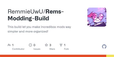 github remmieuwu rems modding build this build let you make incredibox mods way simpler and