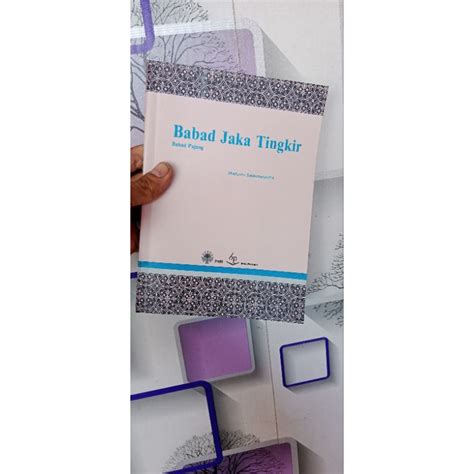 Jual Babad Jaka Tingkir Babad Pajang Shopee Indonesia