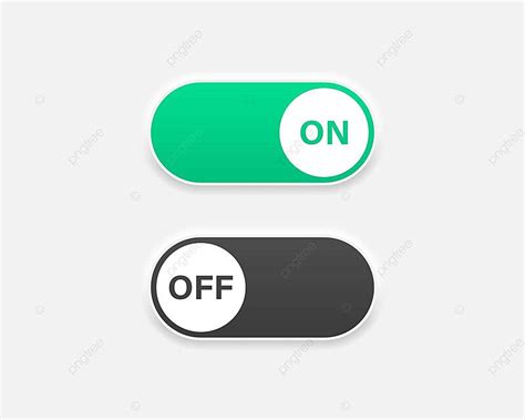 Neumorphic Onoff Icons And Buttons For Ui Design Vector Flat Set Realistic Png And Vector