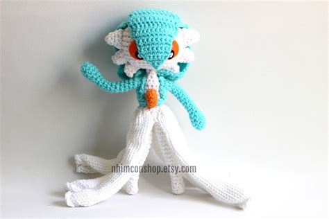Stuffed Animals And Plushies Crochet Ralts Inspired Chibi Pokemon Toys