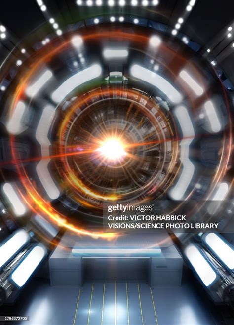 Particle Accelerator Conceptual Illustration High Res Vector Graphic Getty Images