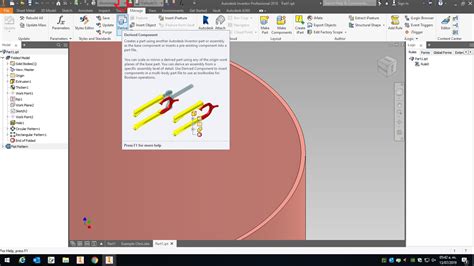solved inserting a part into a ipt file autodesk community