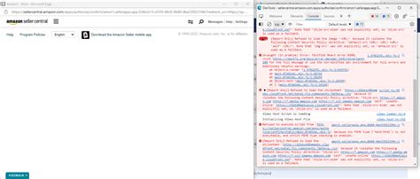 Amazon Partner Network Authorization Workflow Confirmation Page Intermittently Shows Empty