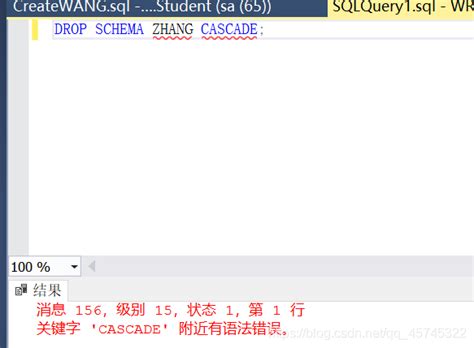 数据库实验第四周【模式and基本表】create Schema S T Authorization Wang Csdn博客