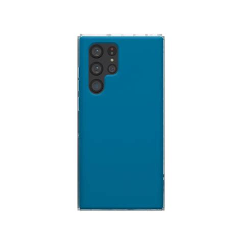 Silicone Samsung S23 Ultra Case Blue Caseface
