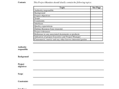 Project Acceptance Form Template Luxury Project Acceptance Criteria