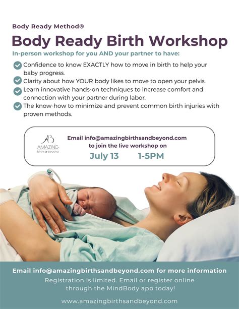 Body Ready Method Amazing Births And Beyond